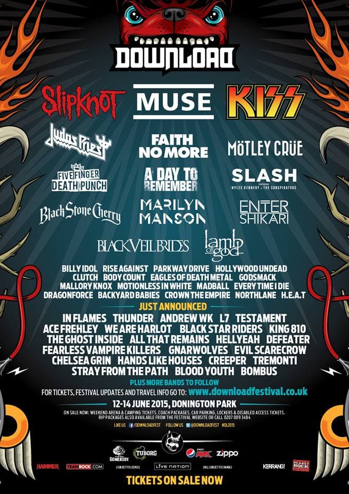 23 nuevas bandas al cartel del Download Festival - The Metal Circus