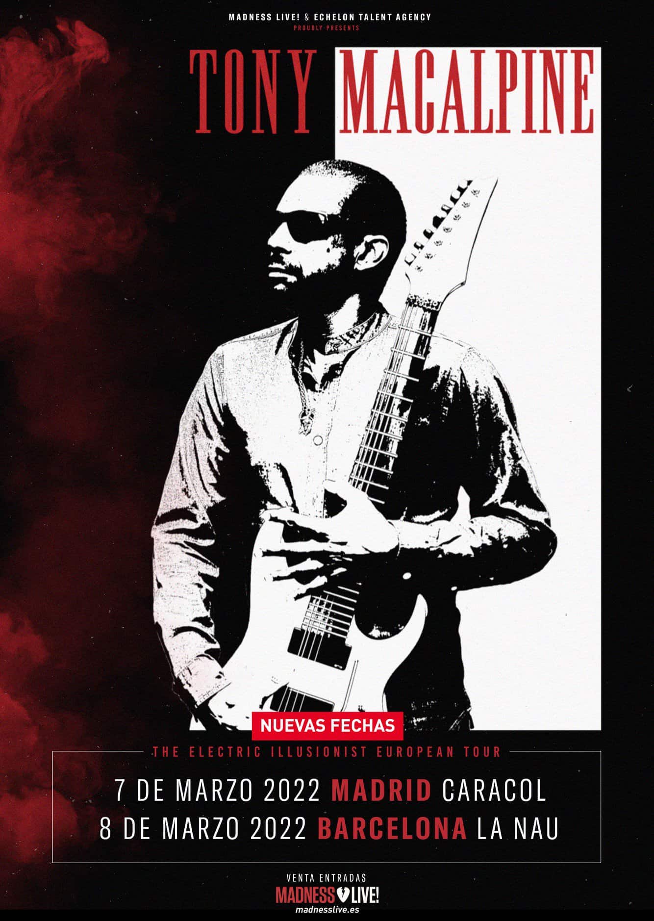 Cambio de fechas de la gira de Tony MacAlpine | The Metal Circus